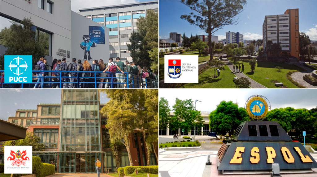 Cuatro universidades ecuatorianas, entre las 100 mejores de la región