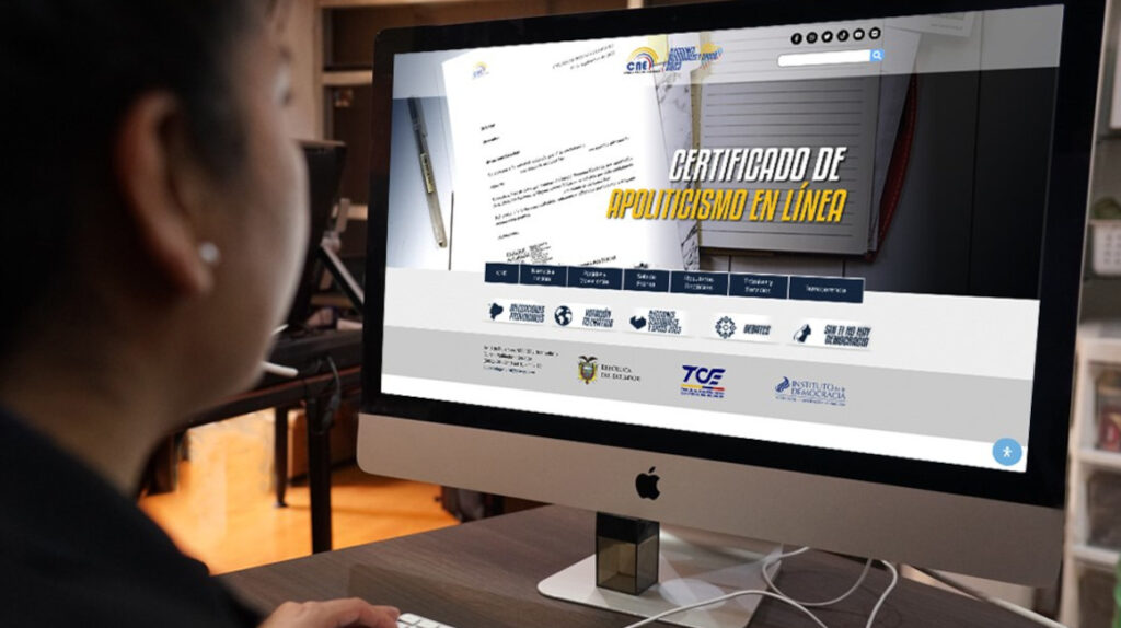 El CNE presenta nueva página con servicios en línea