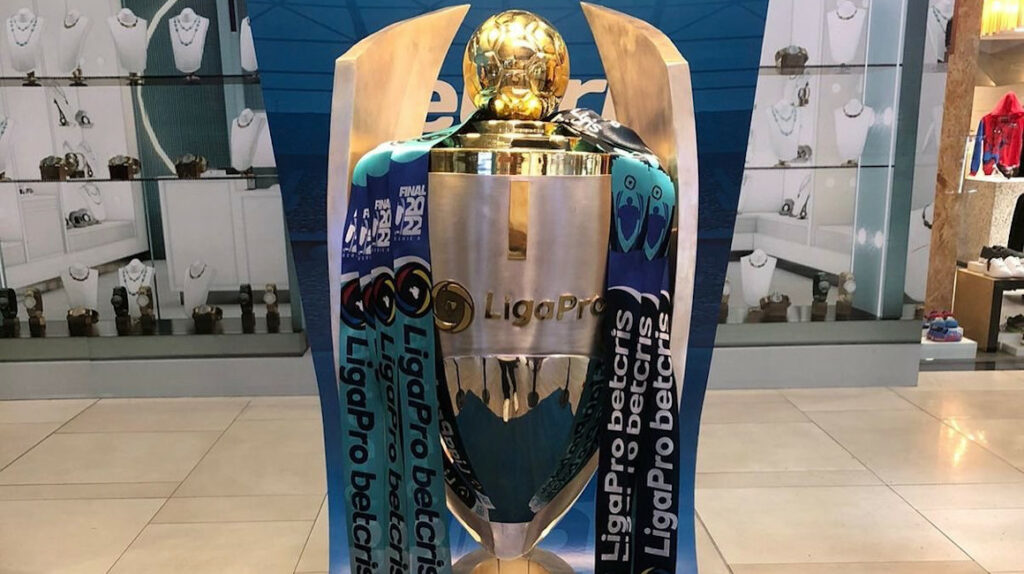 El trofeo de la LigaPro está en Guayaquil