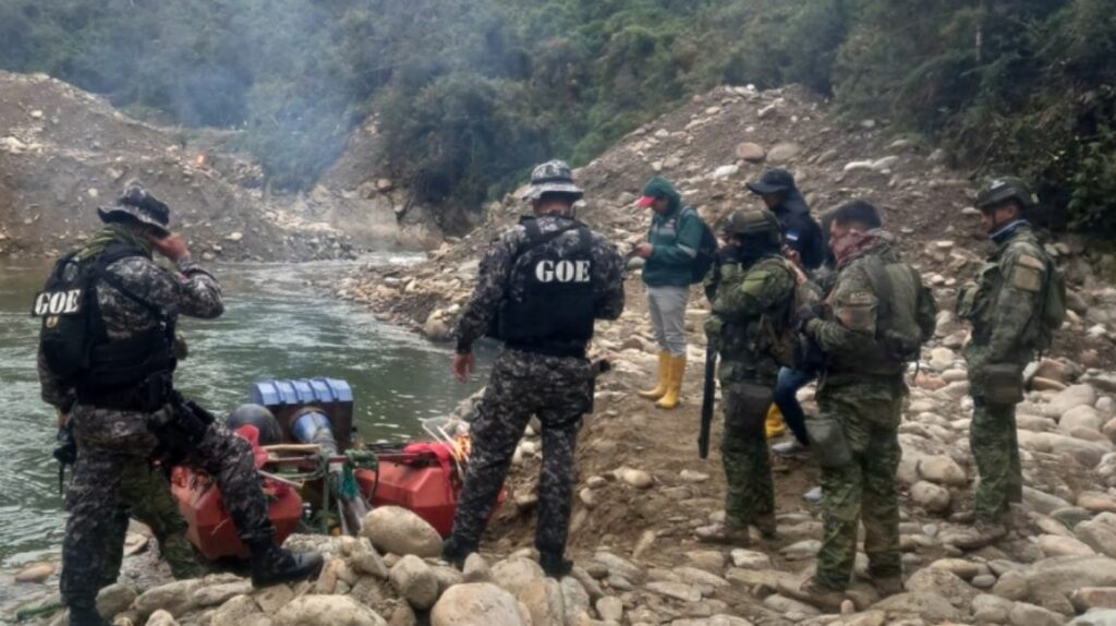 La minería ilegal avanza hacia un bosque protector en Sígsig