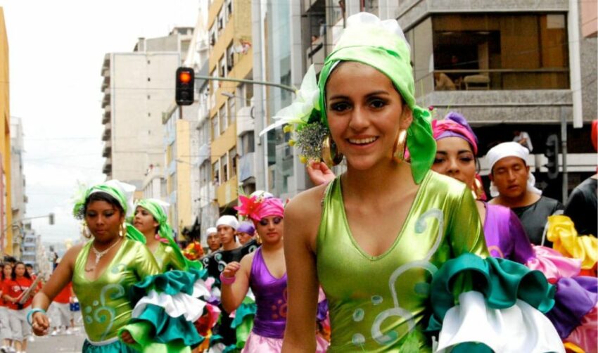 Así se vive el carnaval en Guaranda