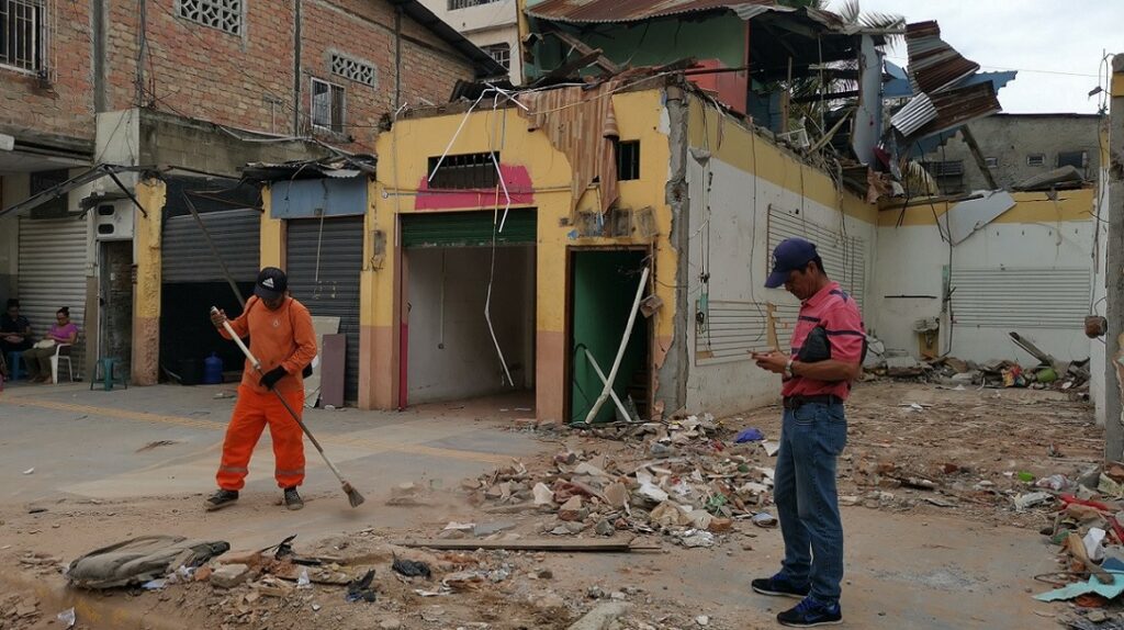 Construcciones informales y viejas: causa de los daños en Machala