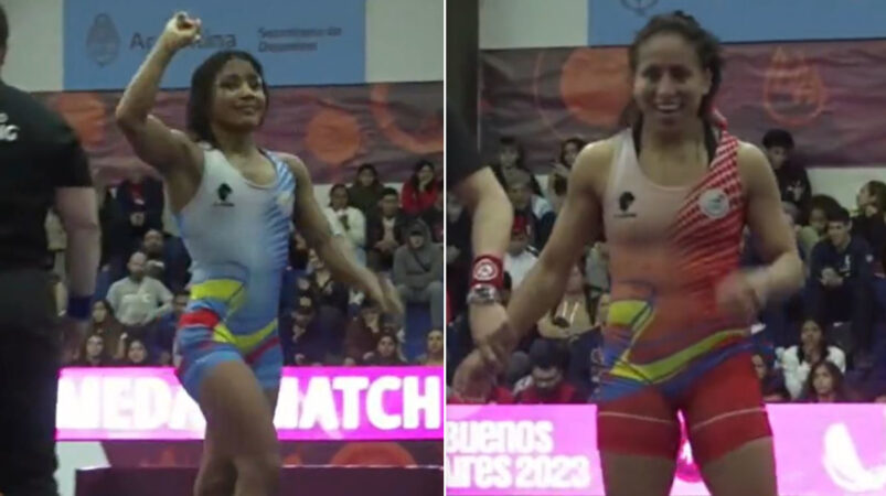 Lucía Yépez y Luisa Valverde son campeonas en el Panamericano de Lucha