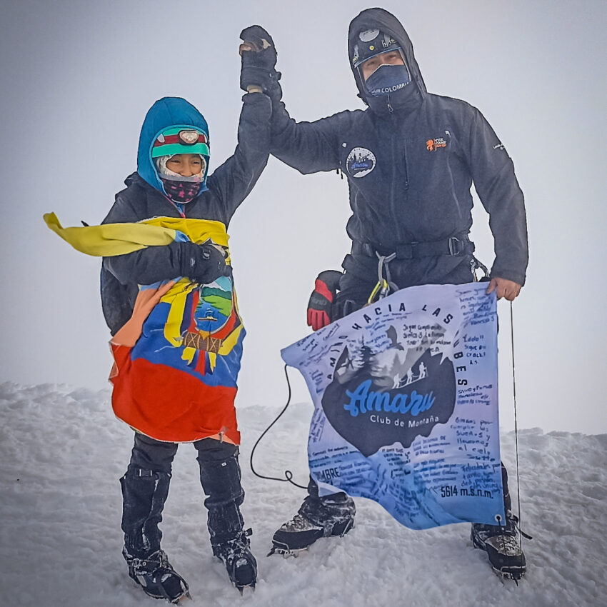 Dayra Iza, la 'pequeña gigante' que conquistó nevados
