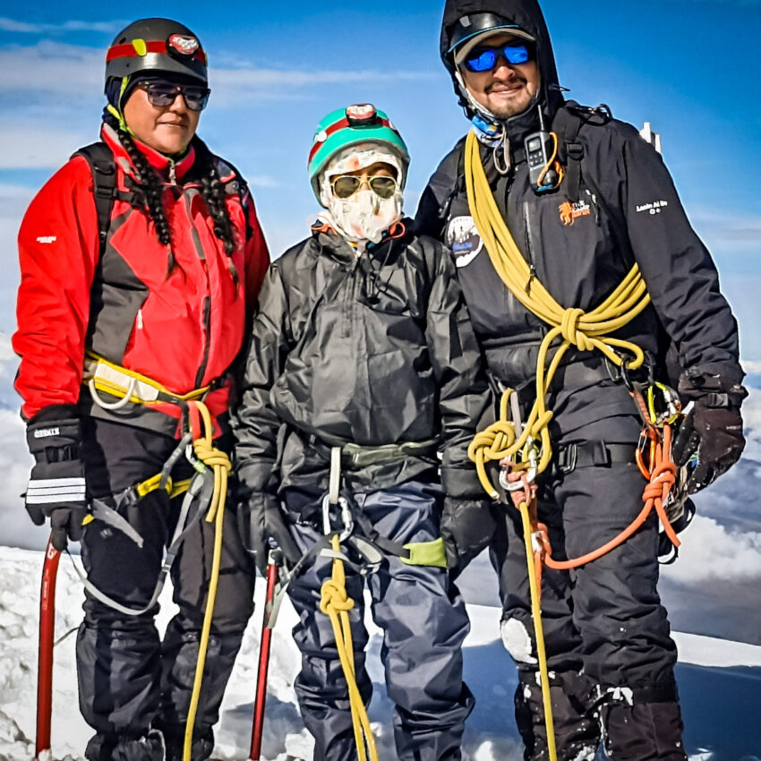 Dayra Iza, la 'pequeña gigante' que conquistó nevados