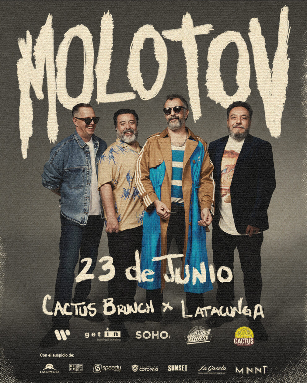 Molotov celebra 27 años de trayectoria con un concierto en Latacunga