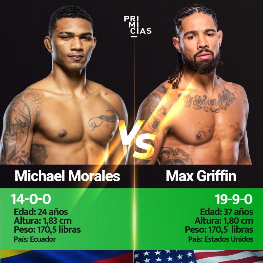 Michael Morales va por su tercera victoria consecutiva en la UFC