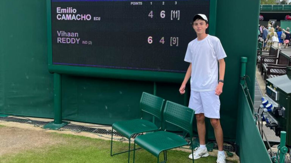 El ecuatoriano Emilio Camacho gana en su debut en Wimbledon