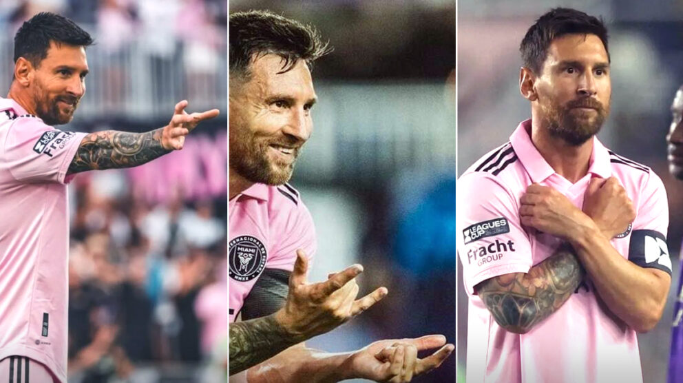 Messi celebra sus goles al estilo de los superhéroes de Marvel